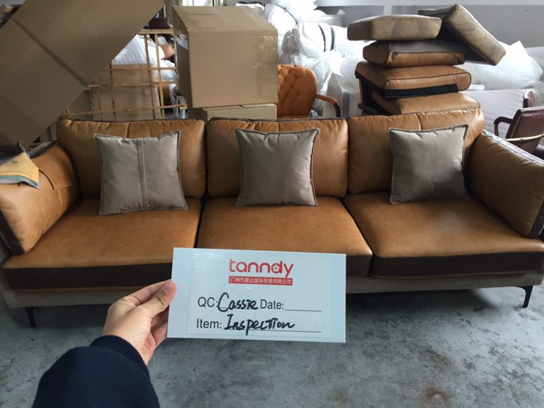 How do we inspect the sofa sets - Tanndy Ltd